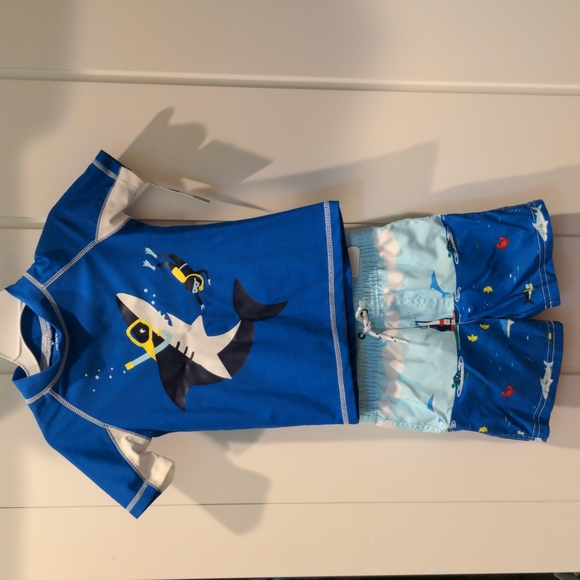 Carter's | Swim | New Carters 2 Piece Swim Set Shark | Poshmark
